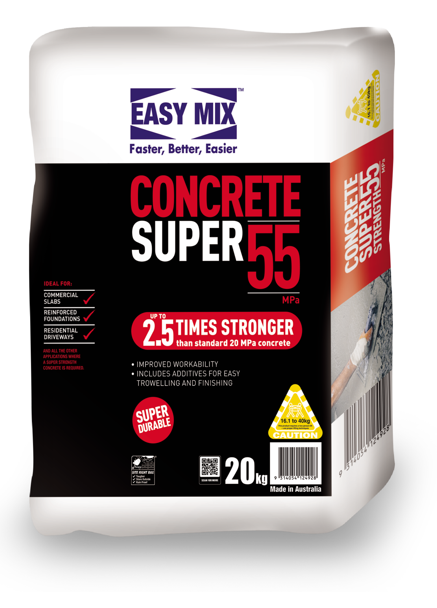 Buy Super Strength Concrete Easy Mix 55MPa